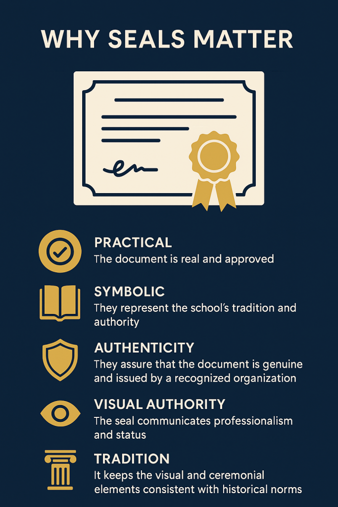 Seals for Diplomas: Why Custom Fake Diploma Seals Matter?